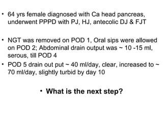 Complications after-pancreaticoduodenectomy-1228906772887050-1 | PPT
