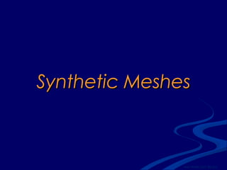 Complications of mesh and should we use it ? - www.jinekoklojivegebelik.com