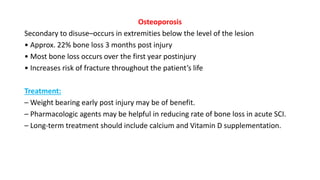Complications - spinal cord injury .pptx