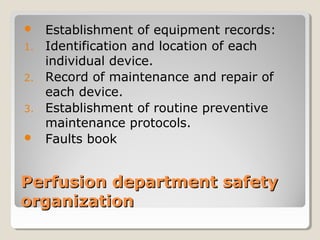 Complications and safety during cpb | PPT