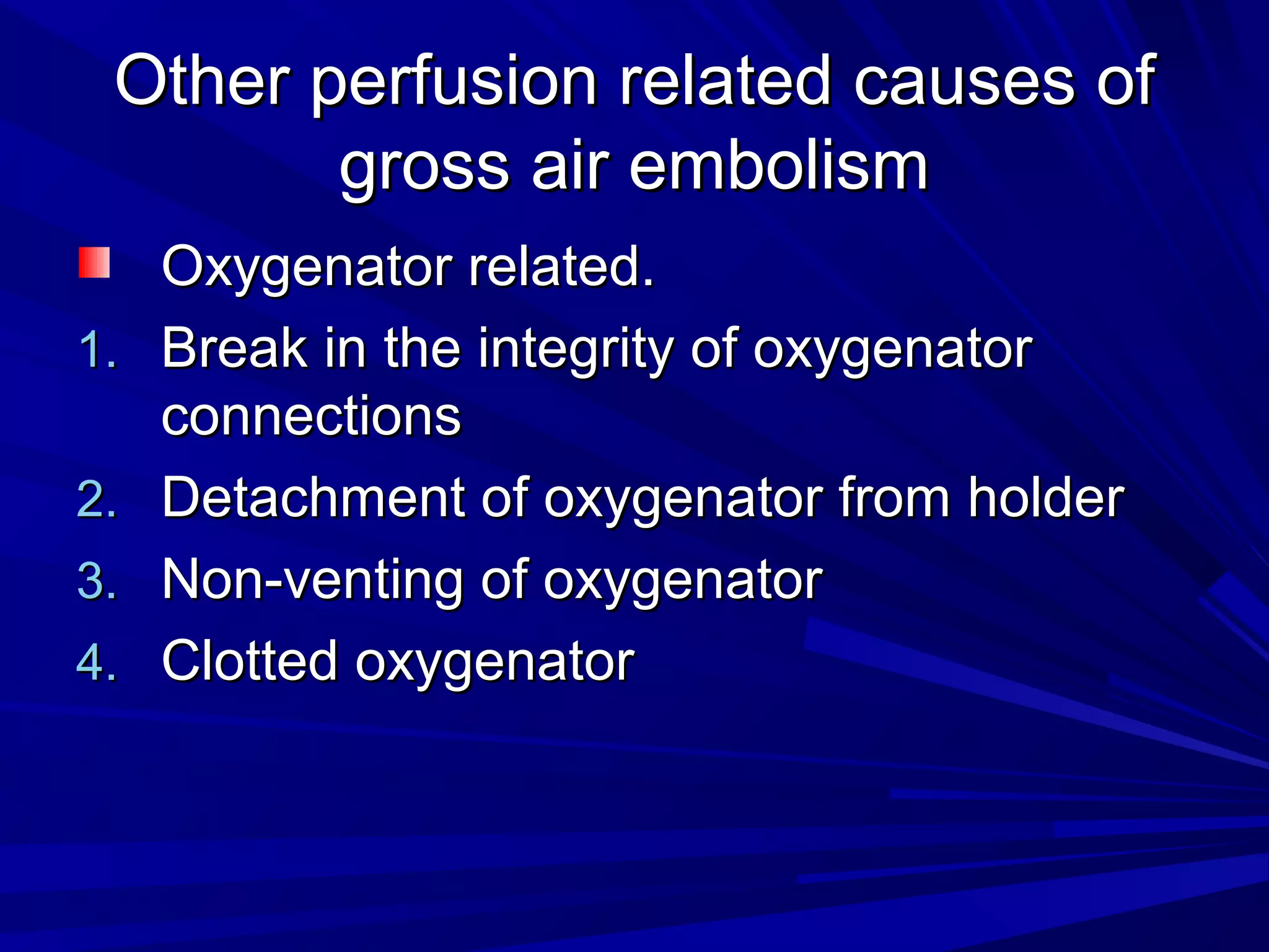 Complications and safety during cpb | PPT