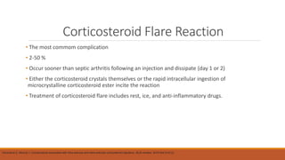 Complications Associated with Steroid Injections | PPTX | Bone and ...