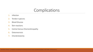 Complications Associated with Steroid Injections | PPTX | Bone and Joint Conditions | Diseases ...