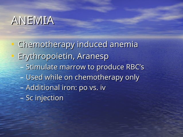 complications of chemotherapy for CA patients.ppt
