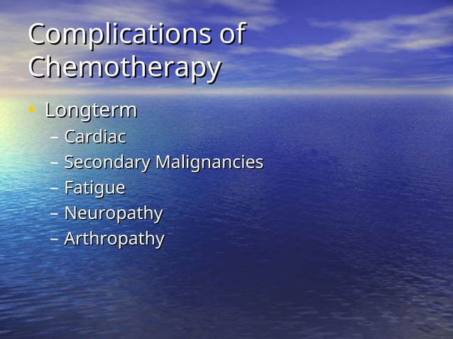 complications of chemotherapy for CA patients.ppt