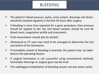 complications in the late postoperative period..shanmugham karthick ...