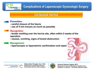 Complications of Laparoscopic Gynecologic Surgery | PPTX