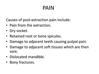Complications & management | PPT