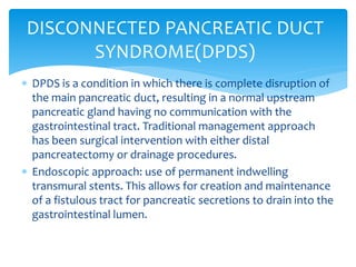 Complications of acute panctratitis | PPTX
