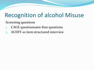 Complications of alcohol | PPTX