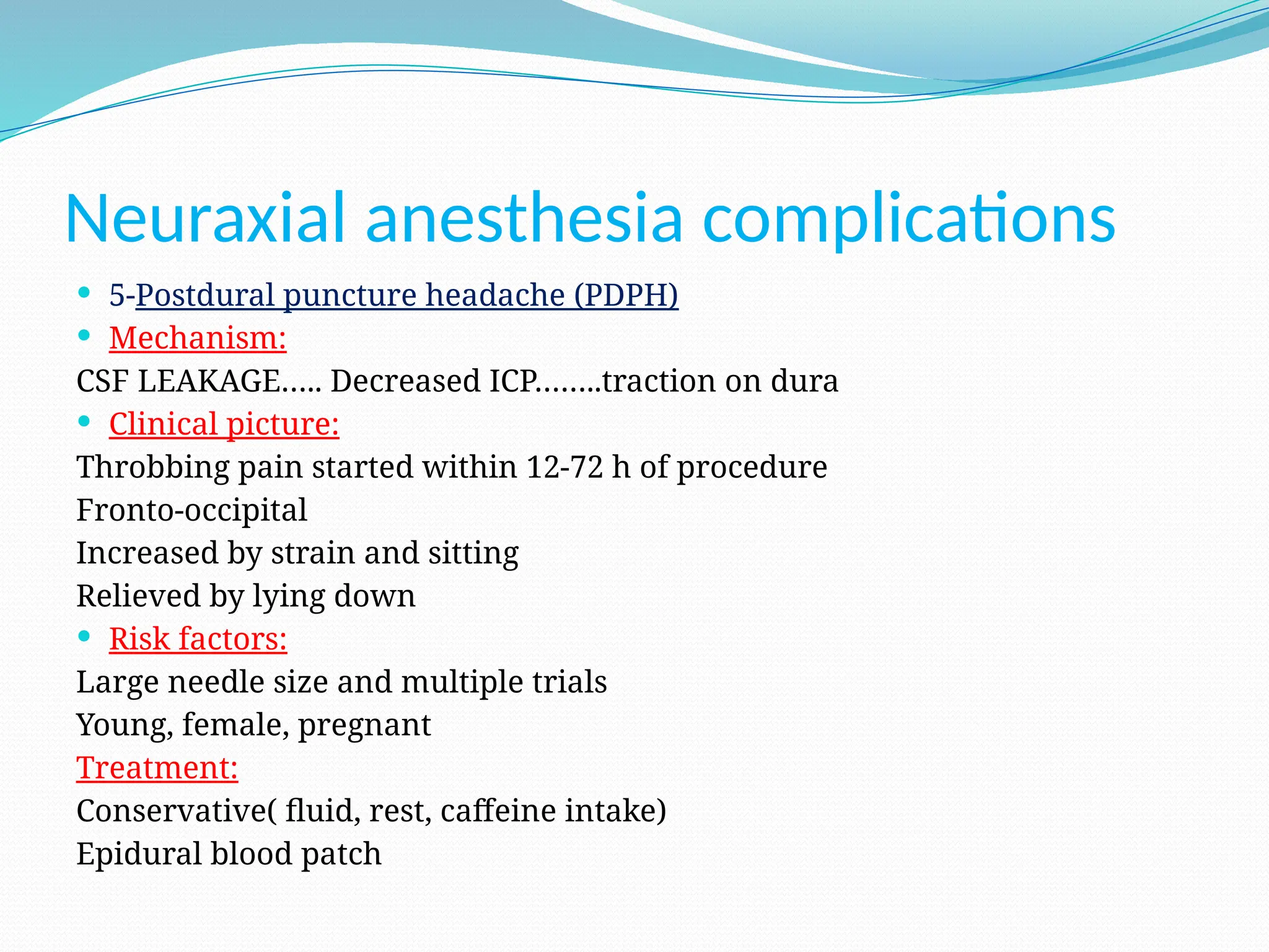 Complications of of of of Anesthesia.pptx