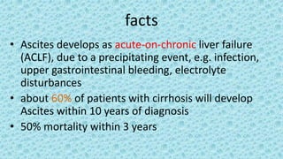 Complications of ascites | PDF