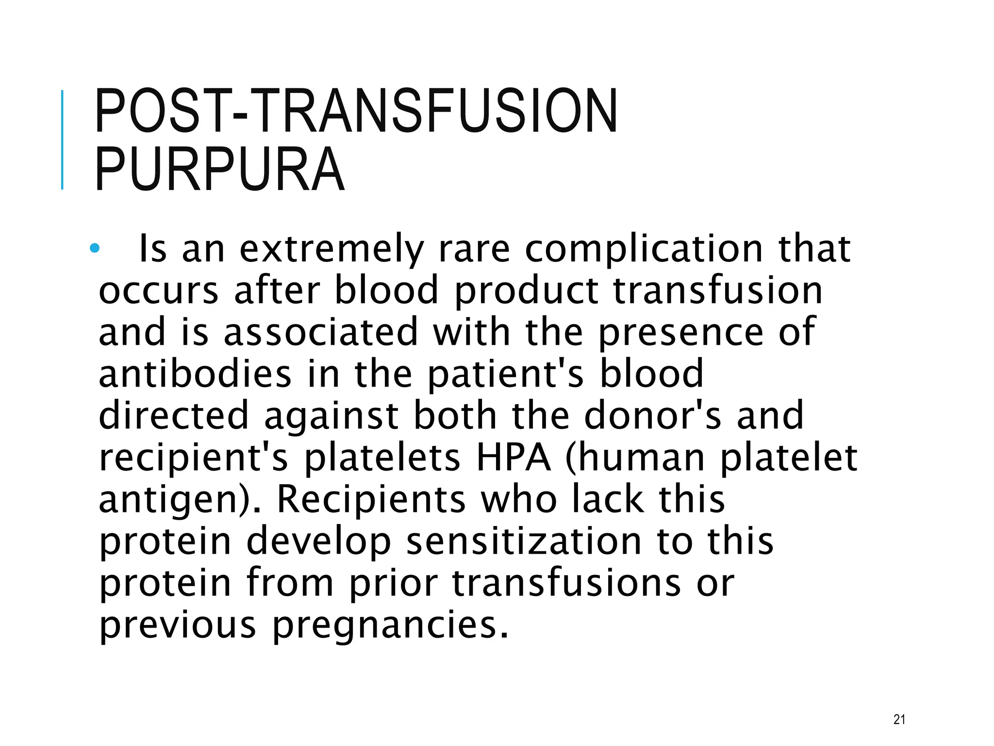 Complications of blood transfusion | PPT