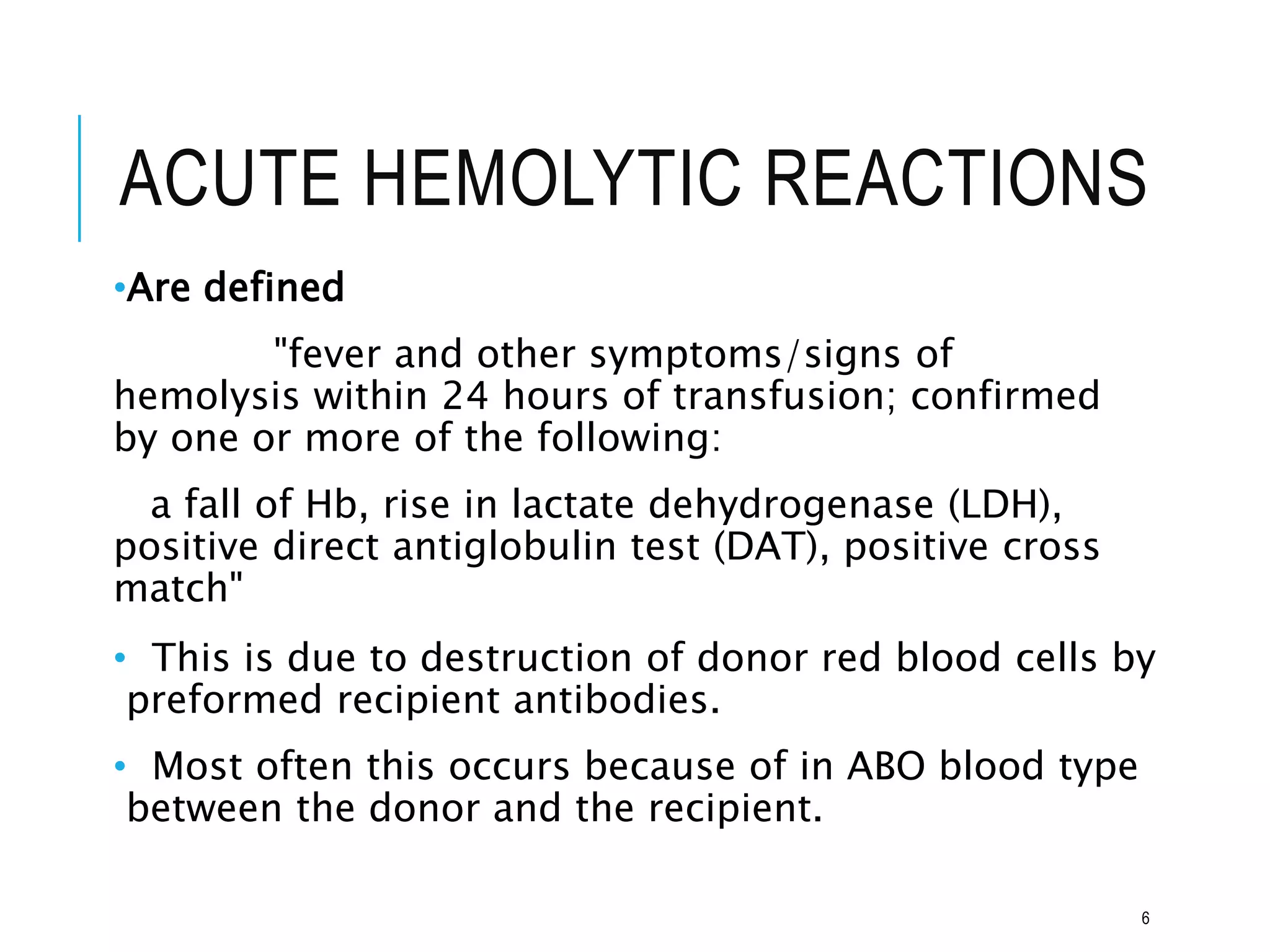 Complications of blood transfusion | PPT