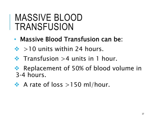 Complications of blood transfusion | PPT | Blood Disorders | Diseases ...