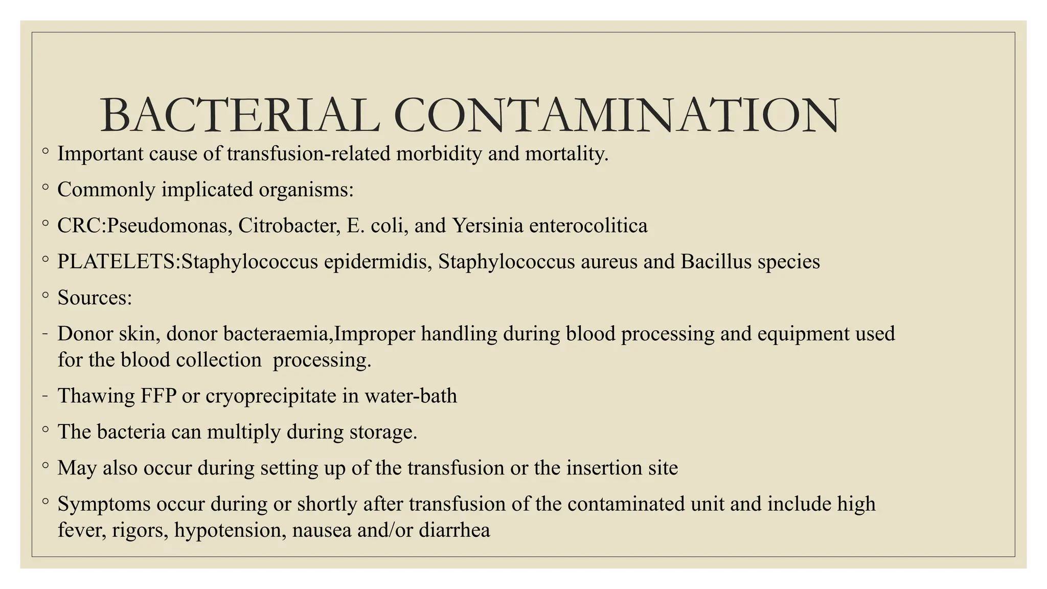 COMPLICATIONS OF BLOOD TRANSFUSION COMMON IN THE SUBSAHARAN AFRICA | PPTX