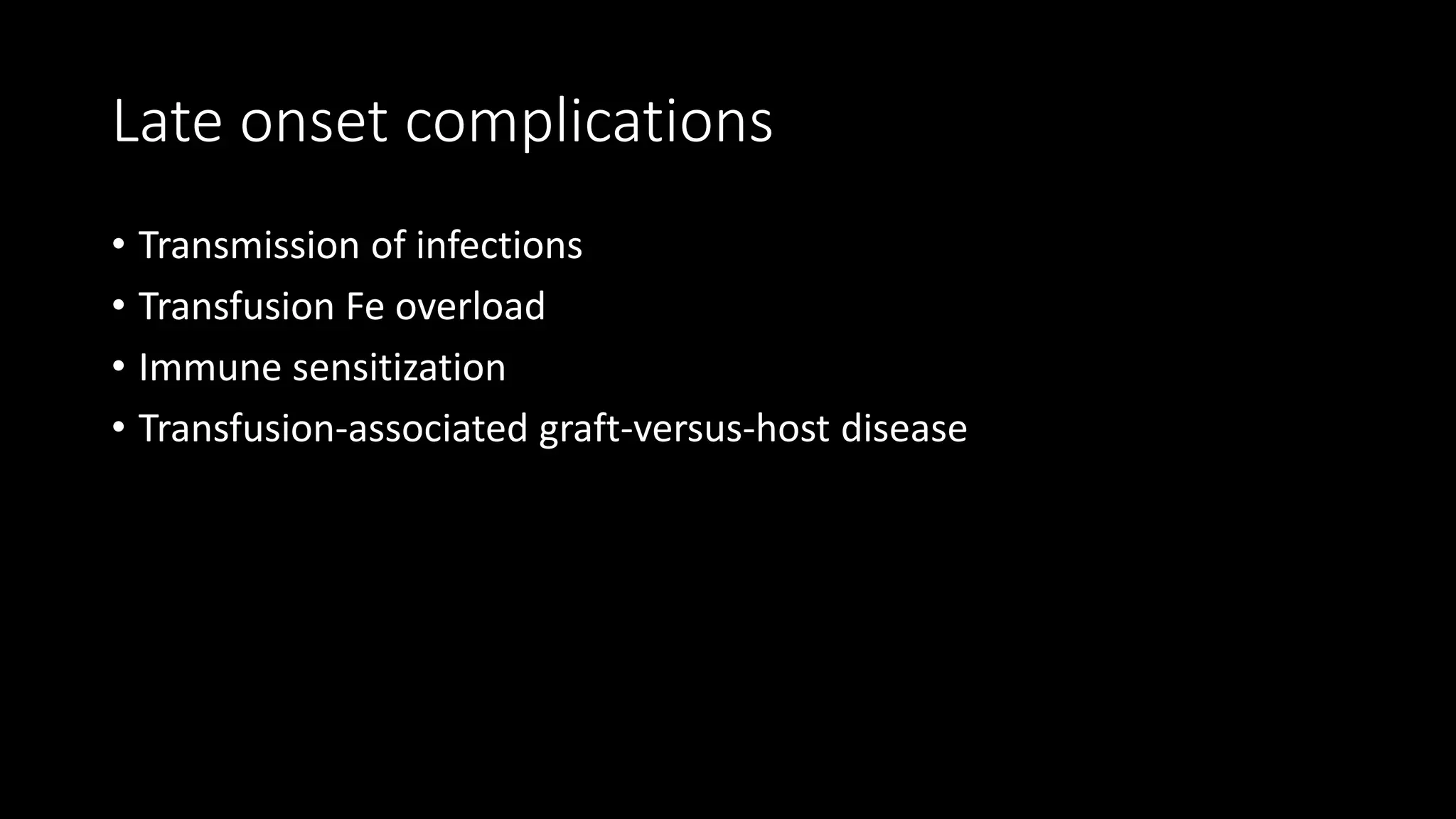 Complications of blood transfusion & management | PPTX