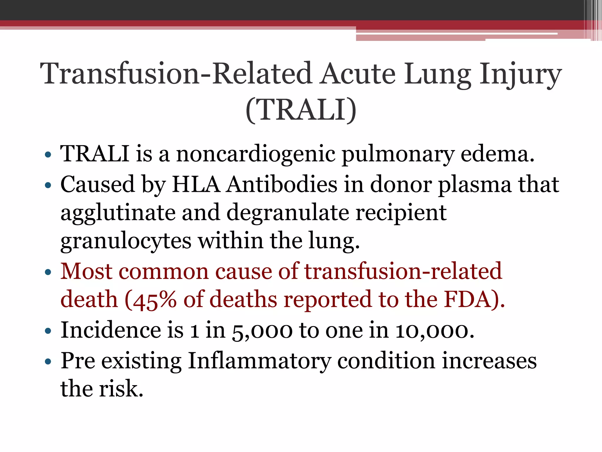 Complications of Blood Trasfusion | PPTX