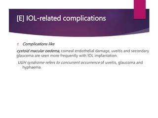 COMPLICATIONS OF CATARACT.pptx