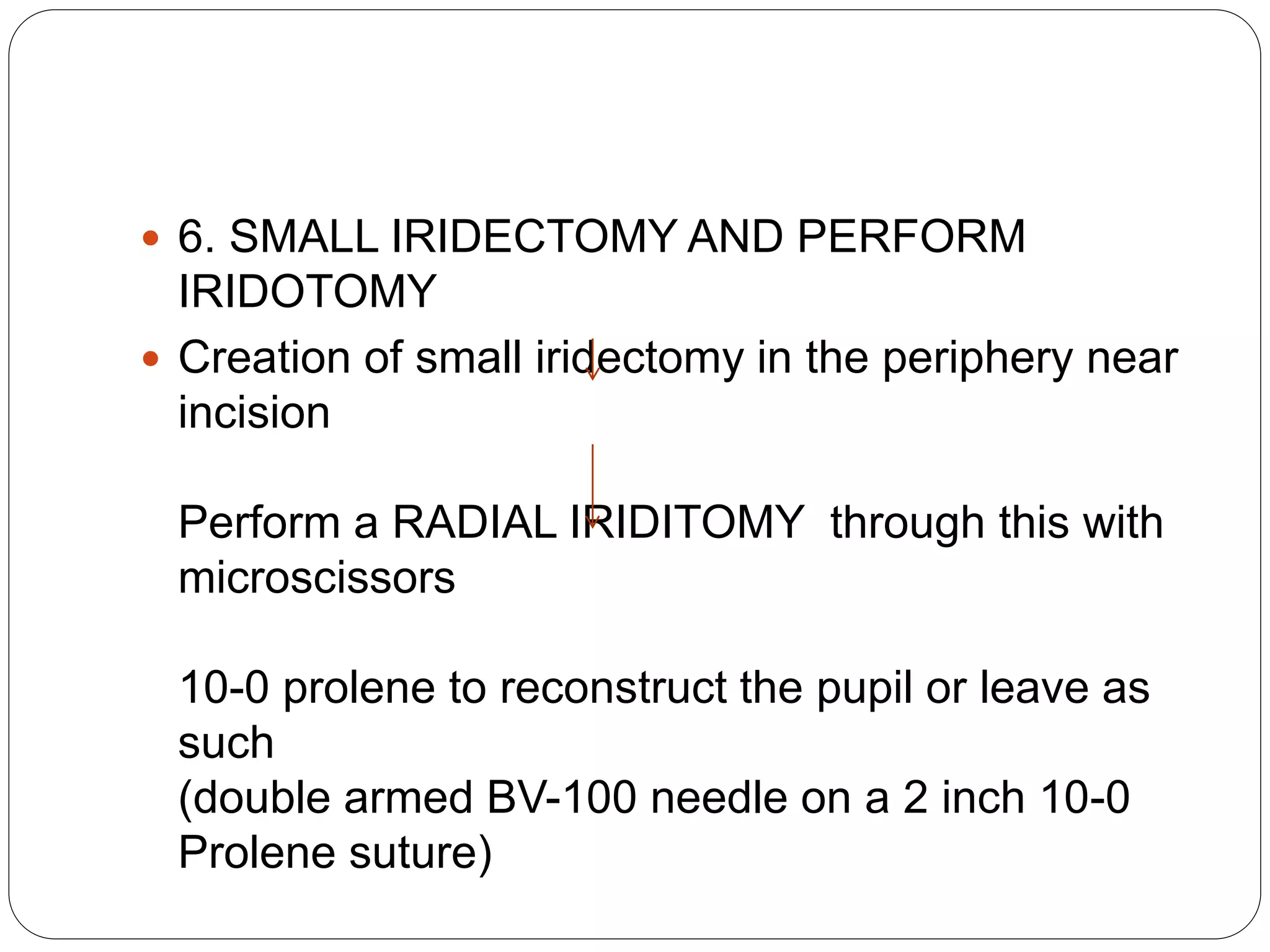Complications of cataract surgery | PPTX