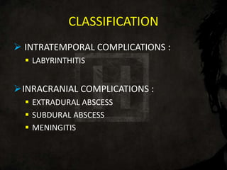 Complications of csom | PPTX