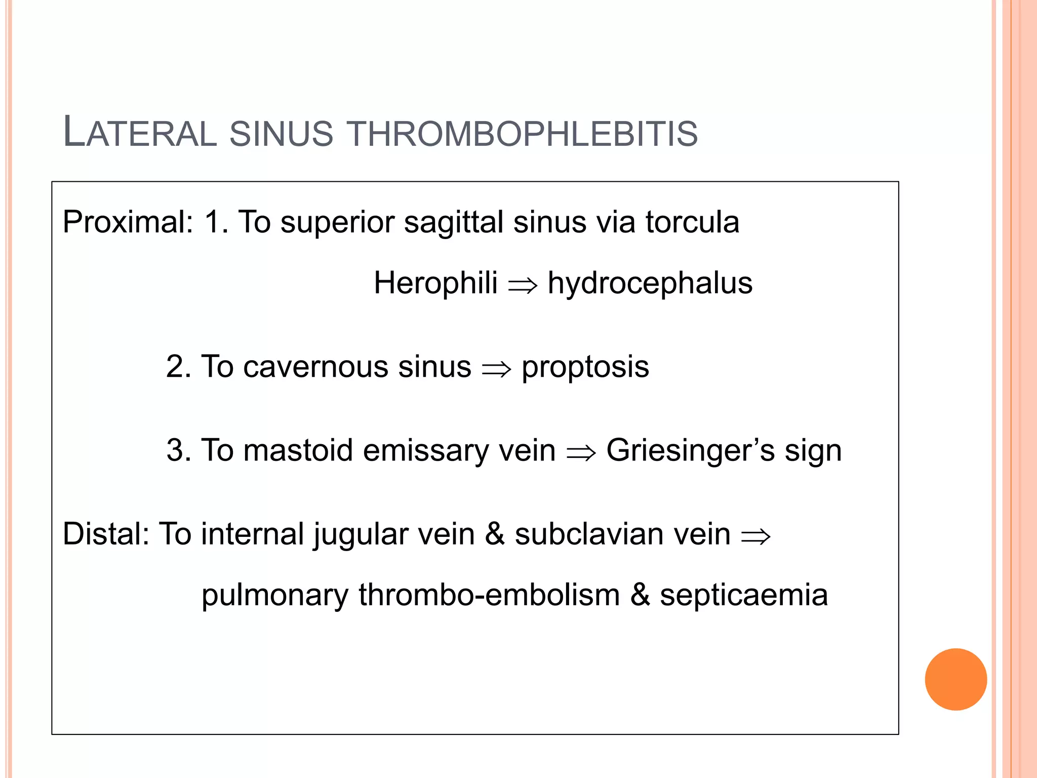 Complications of csom | PPTX