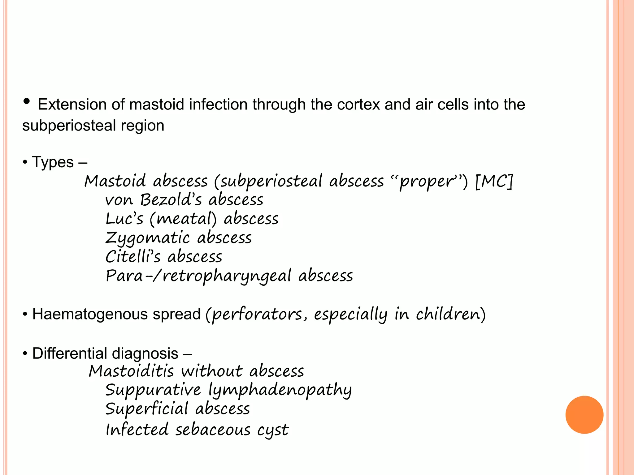 Complications of csom | PPTX