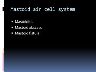 Complications of csom | PPTX