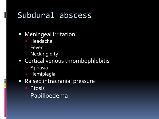 Complications of csom | PPTX
