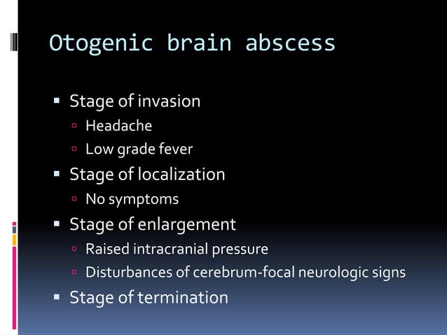 Complications of csom | PPTX