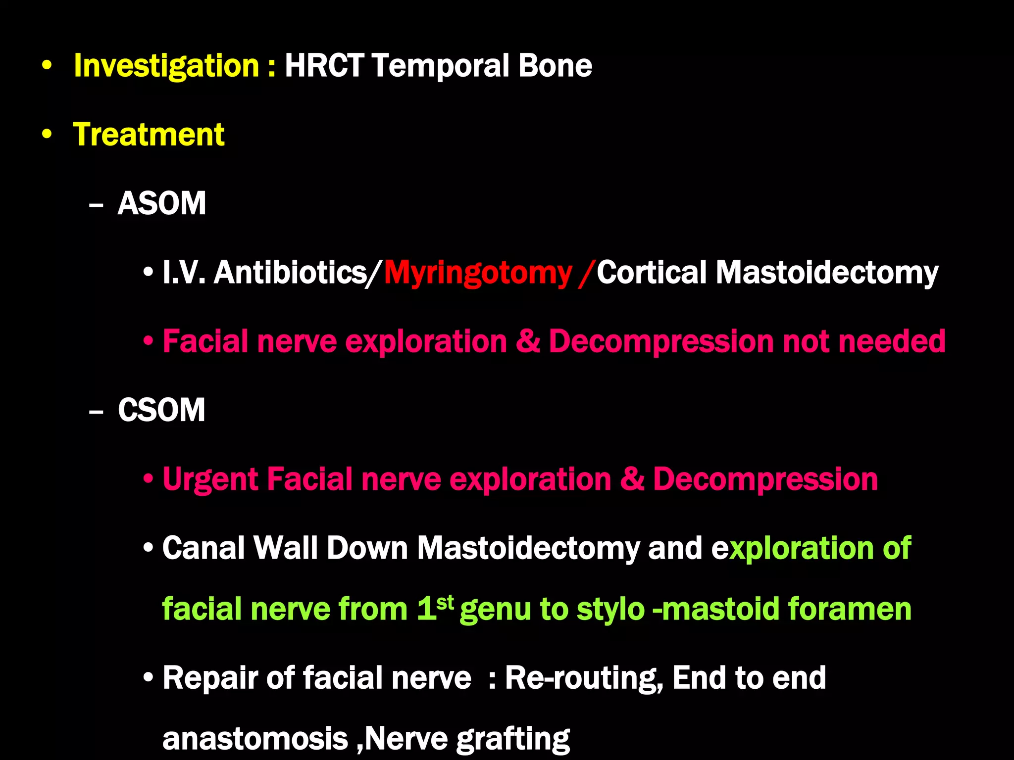 Complications of csom | PPT | Ear, Nose and Throat Conditions ...