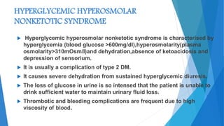 Complications of diabetes mellitus | PPTX