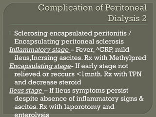 Renal Dialysis Complications | PPT