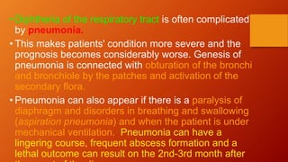 Complications of diphtheria | PPTX