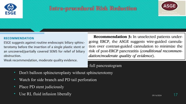 post ERCP pancreatitis.indications, cotraindications,types of ...