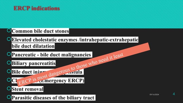post ERCP pancreatitis.indications, cotraindications,types of ...