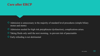 post ERCP pancreatitis.indications, cotraindications,types of ...