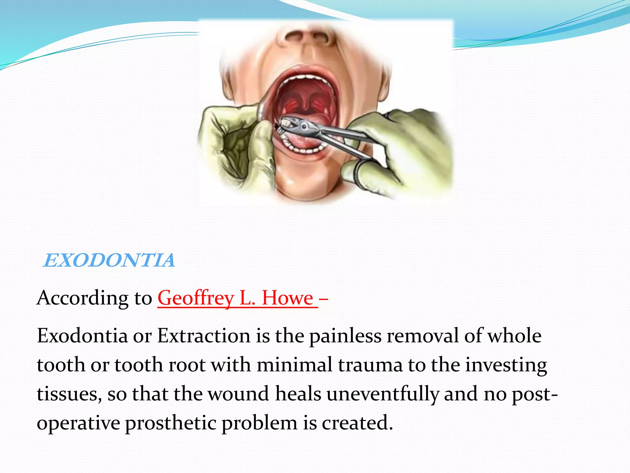 Complications of exodontia | PPTX