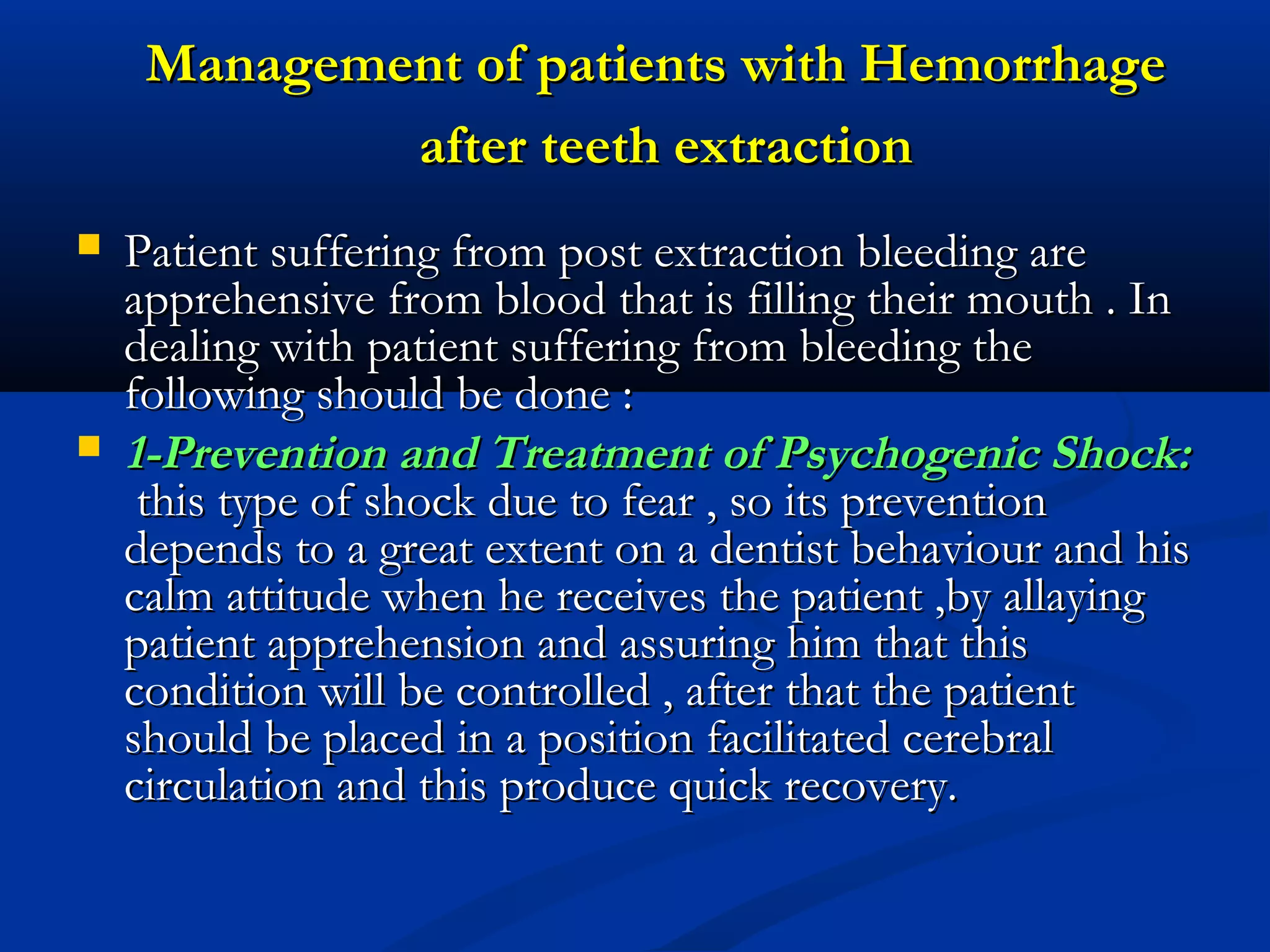 Complications of Exodontia | PPT