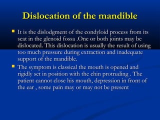 Complications of Exodontia | PPT