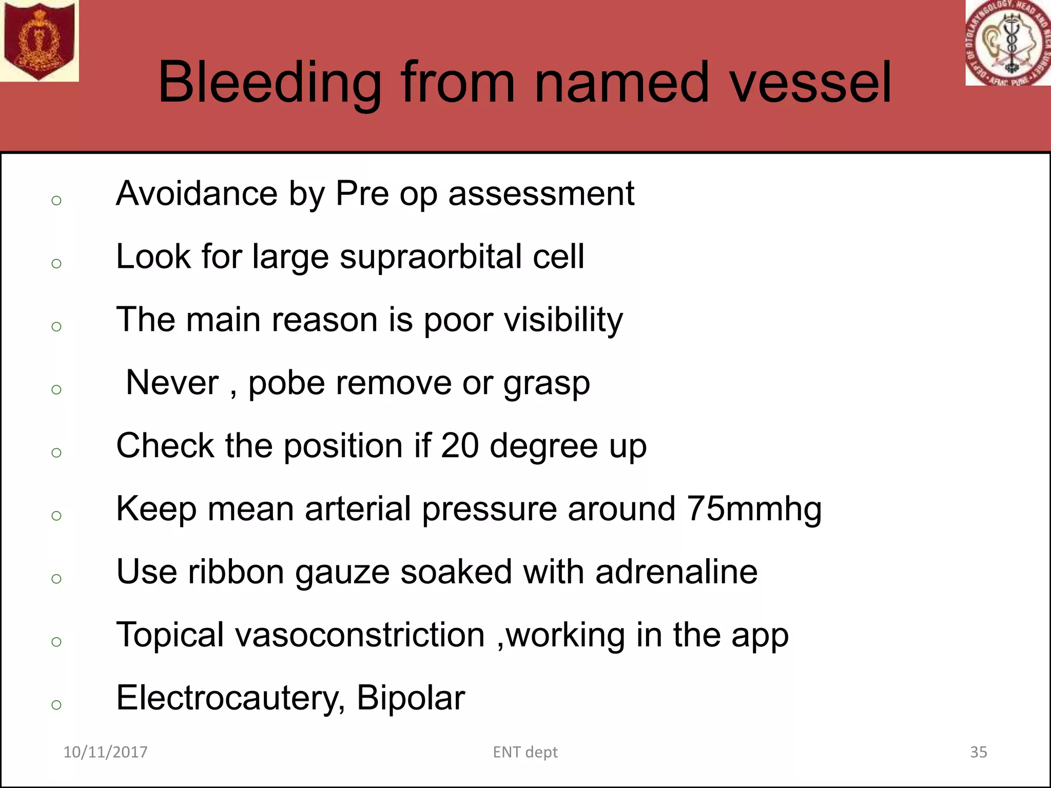 Complications of fess | PPTX