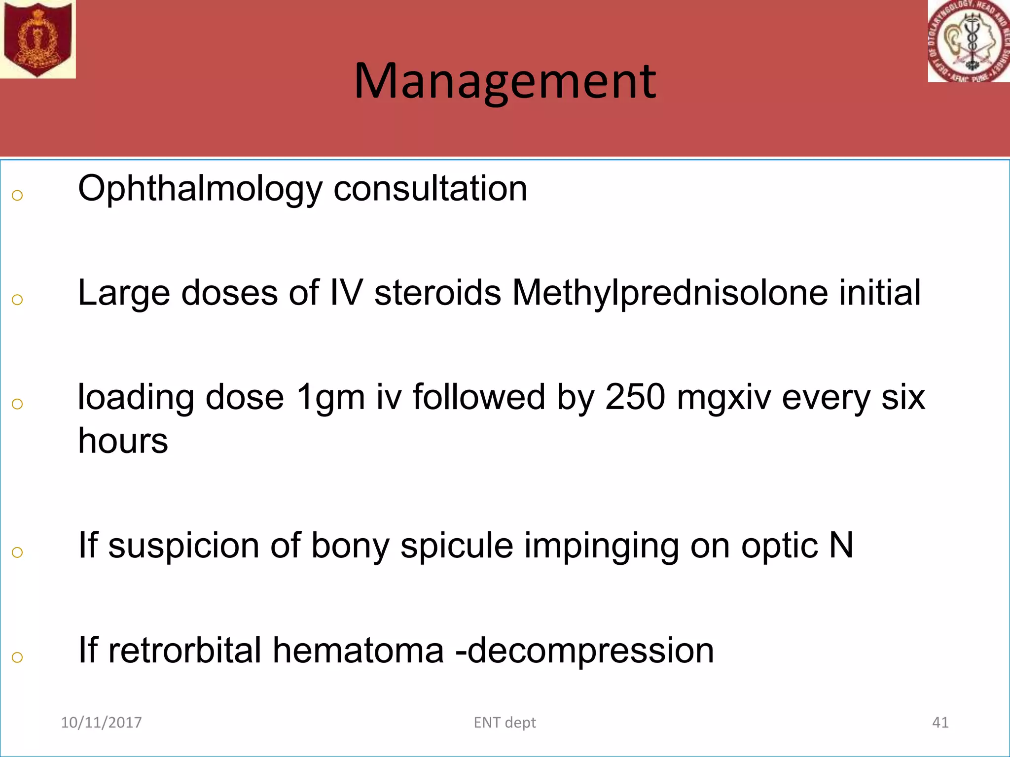 Complications of fess | PPTX