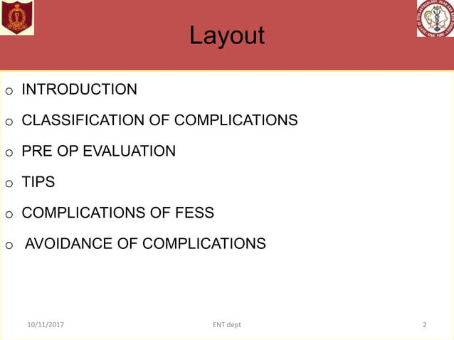 Complications of fess | PPTX