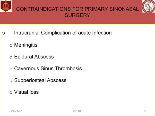 Complications of fess | PPTX