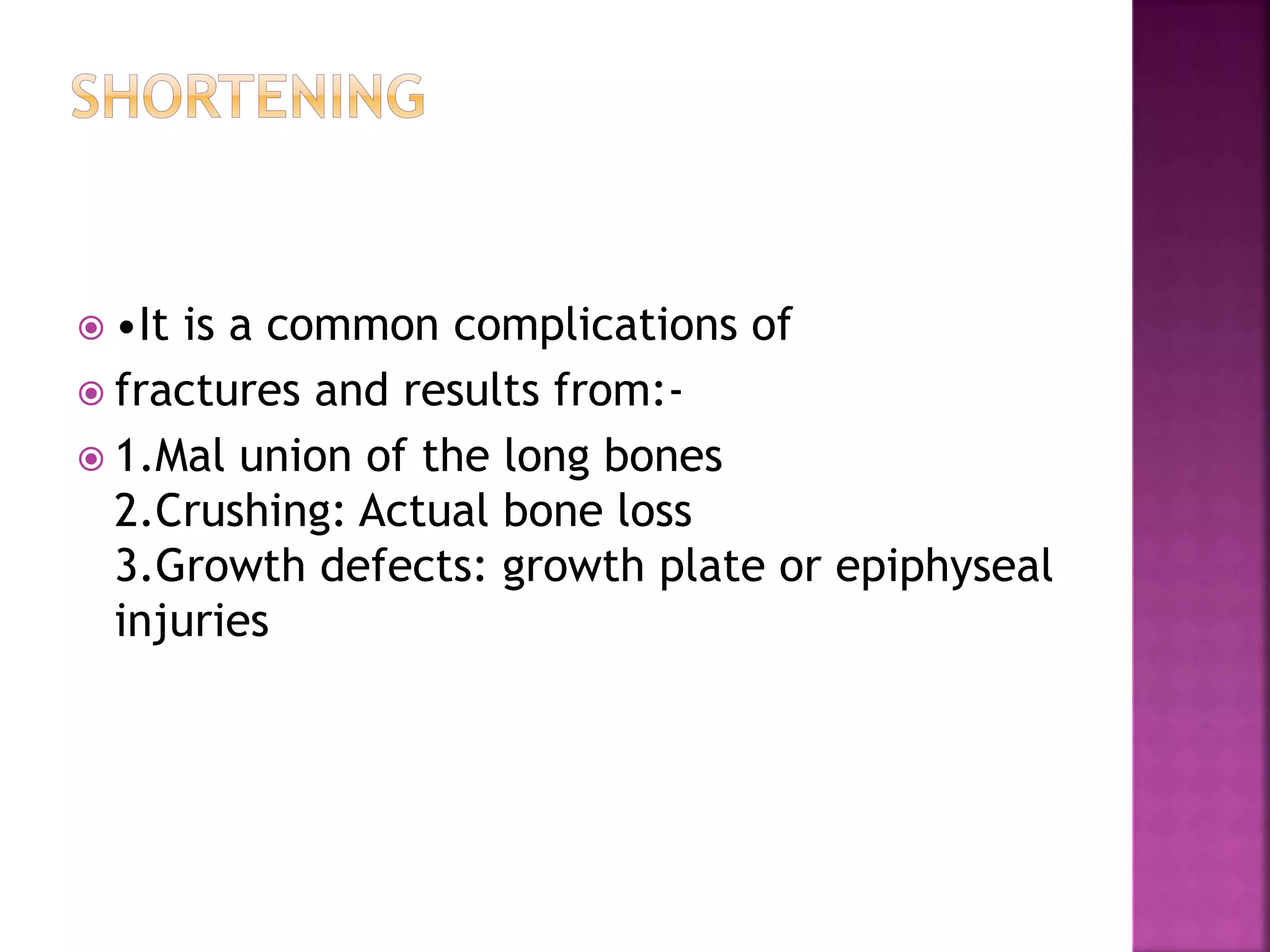 Complications of fractures | PPTX