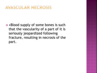 Complications of fractures | PPTX
