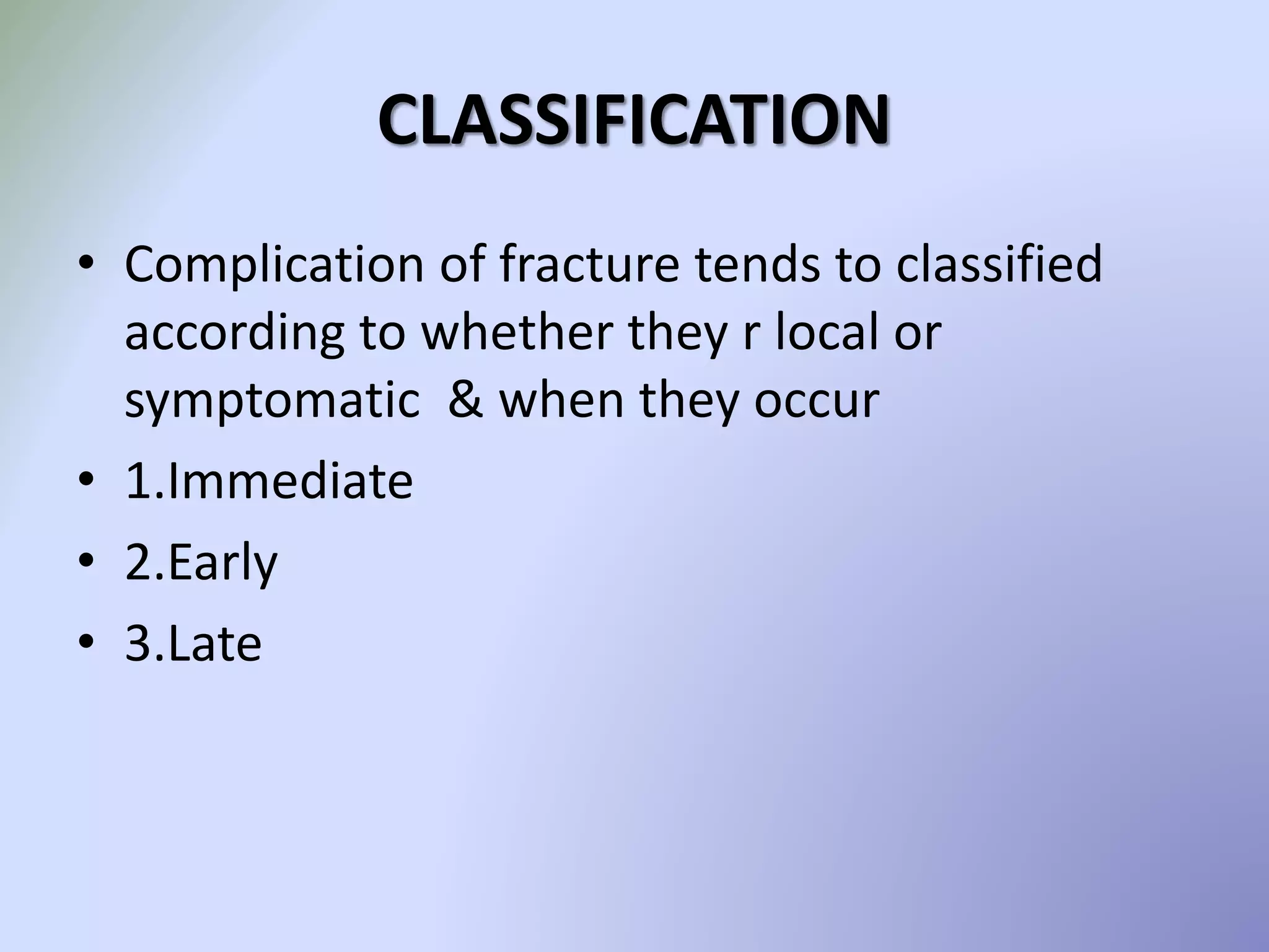 Complications of fractures of bones | PPT
