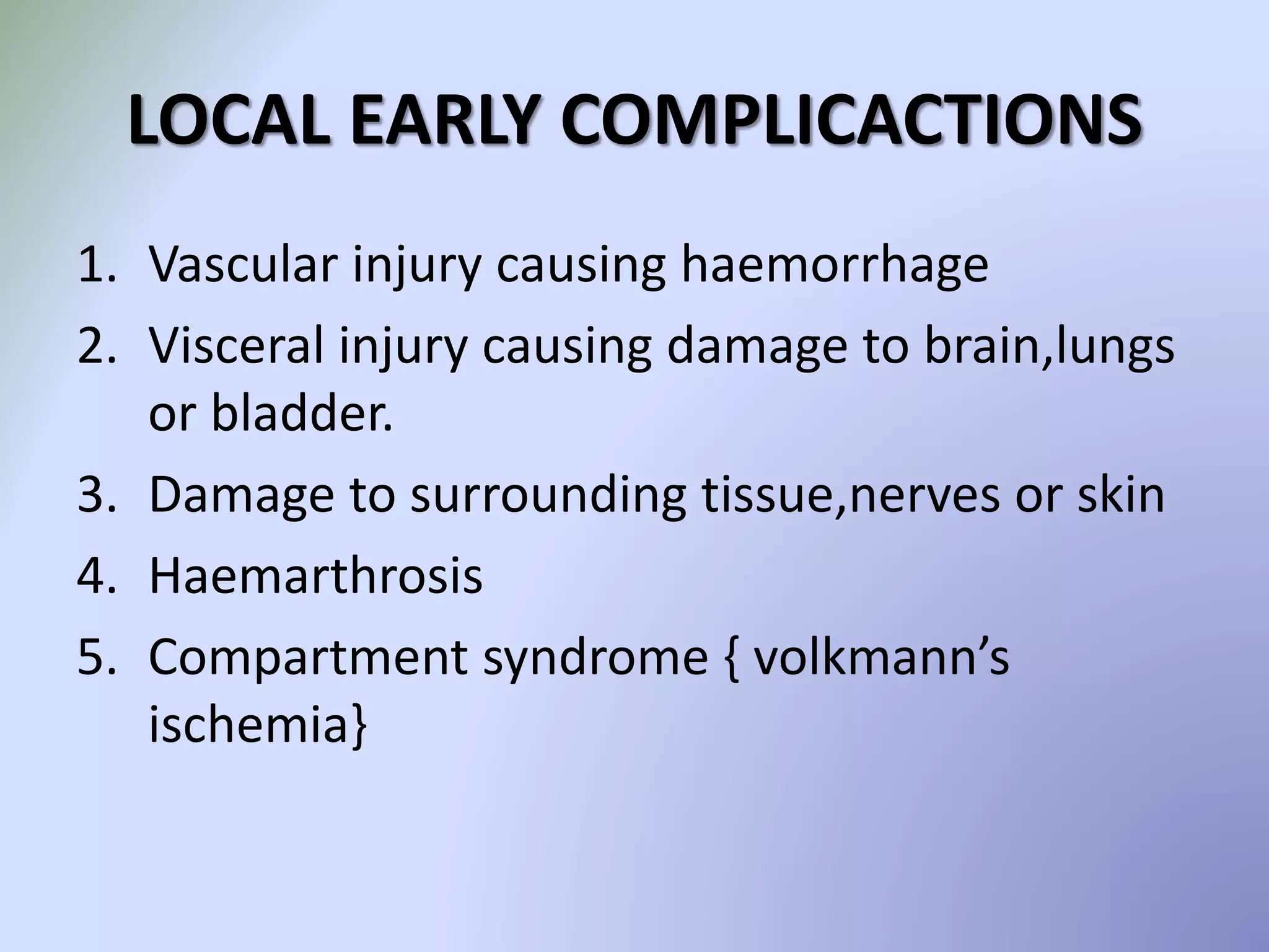 Complications of fractures of bones | PPT