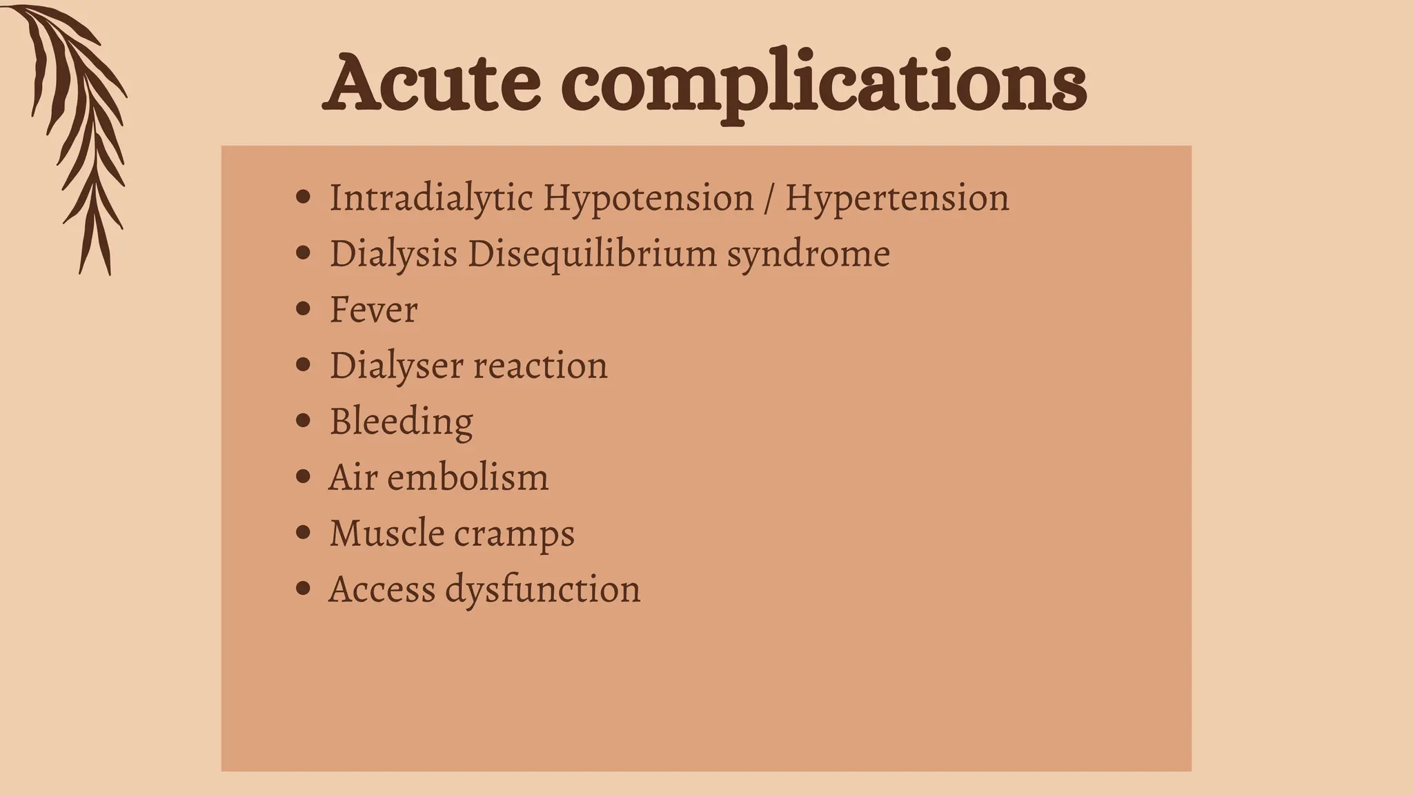 Complications of Haemodialysis | PDF