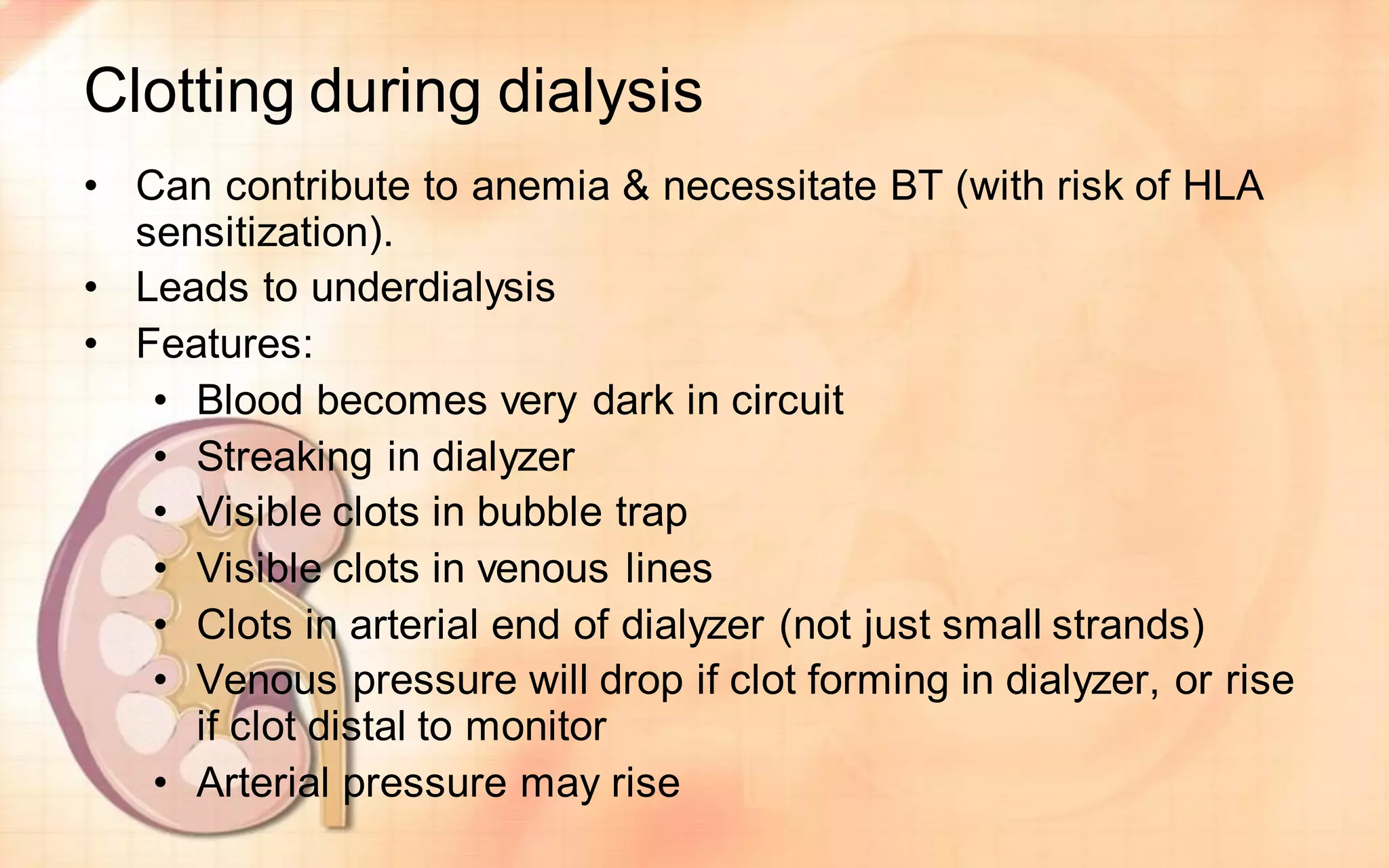 Complications of hemodialysis | PDF